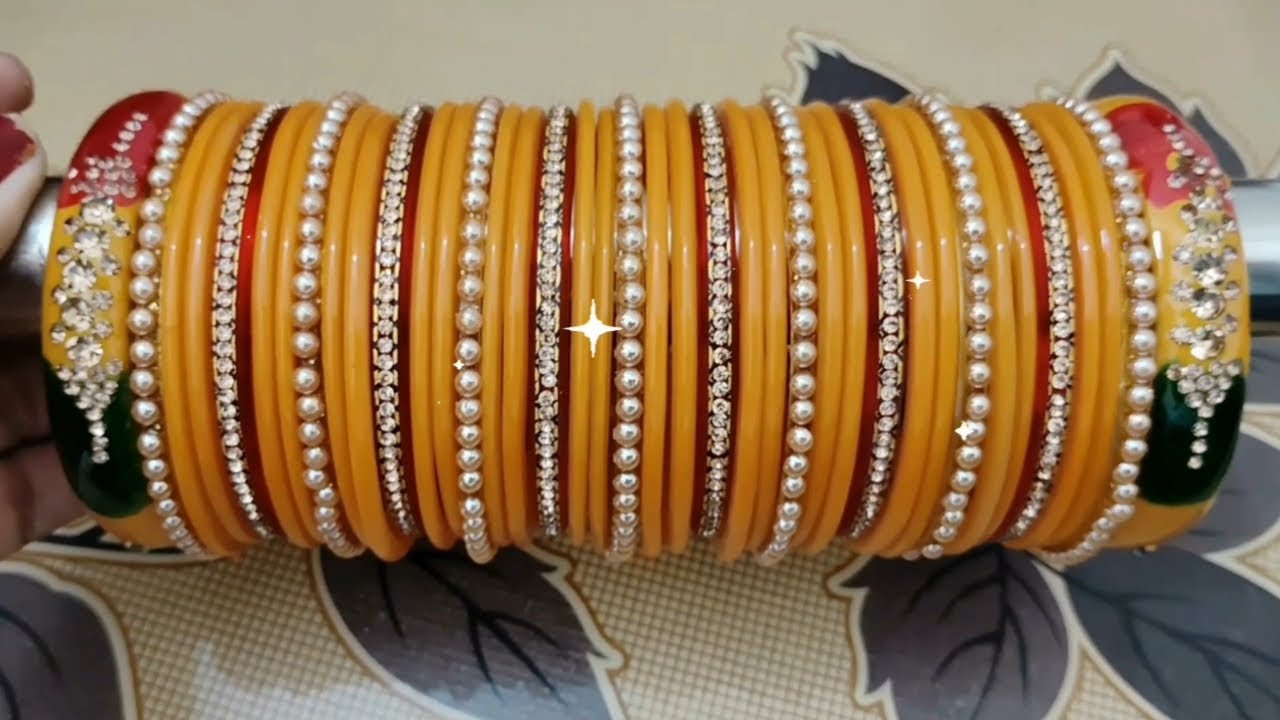 Beautiful Multi Colour Bangles Set - YouTube