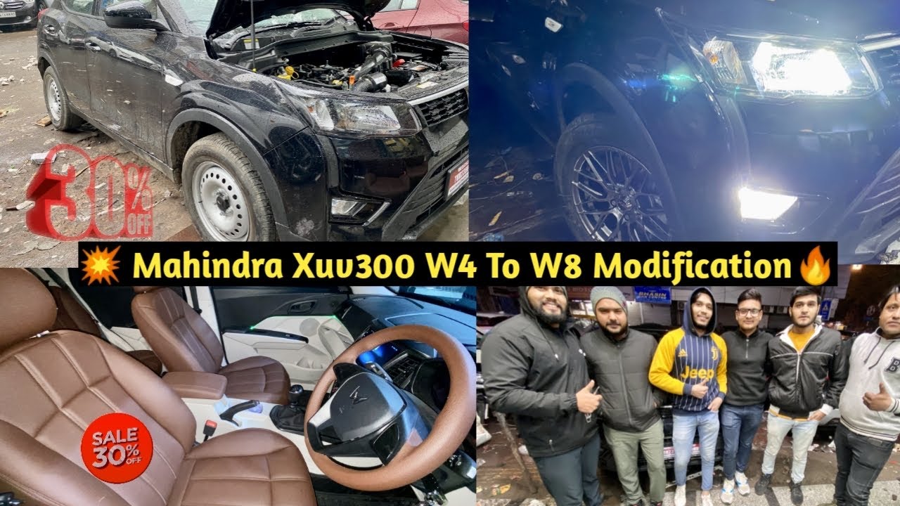 🌟 2023 Mahindra Xuv300 W4 To W8 Modification🔥 Xuv300 Modified🔥 Xuv300 ...