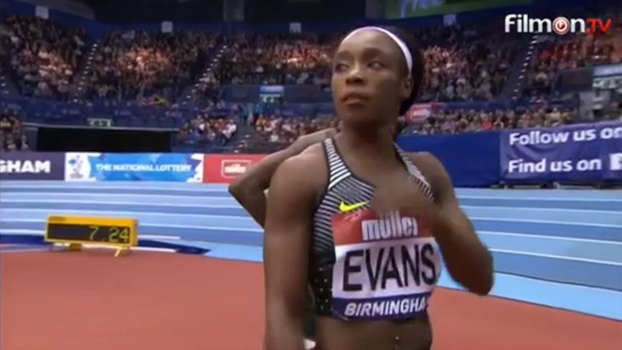 Evans Gayon wins 60m Women Heat 2 Birmingham Müller Indoor Grand Prix ...