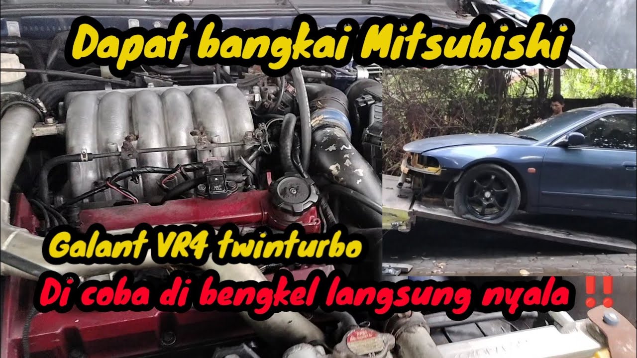 Dapat bangkai Galant VR4 ‼️Setelah di bengkel hidup‼️selanjutnya di ...
