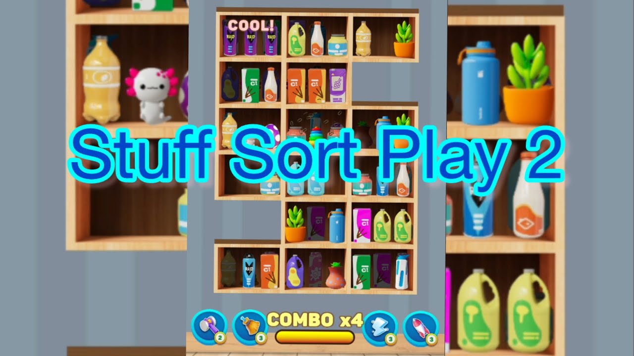 Watch me as I won this level in my first try. ( stuff sort play 2 ) # ...