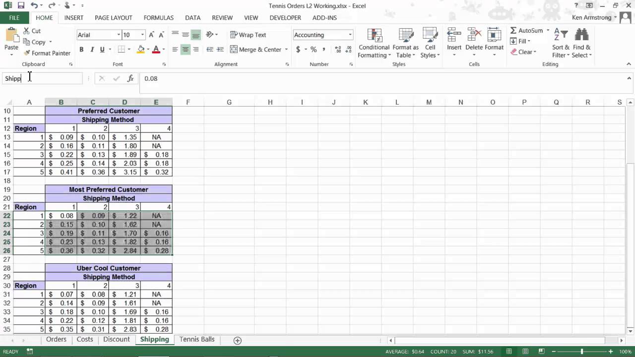 FSU Spreadsheets Lesson5 Level2 Part2 - YouTube