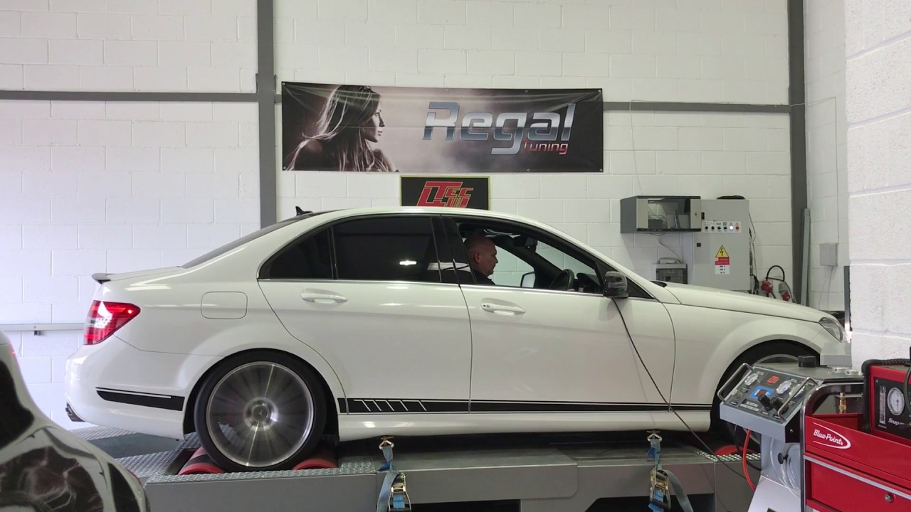 Mercedes Benz C350 CDI Rolling Road Tune Regal Tuning York - YouTube
