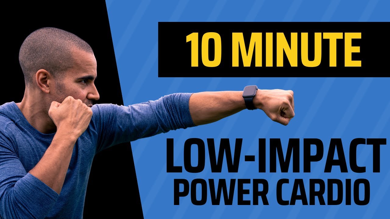 10 MINUTE LOW-IMPACT POWER CARDIO FOR BEGINNERS - YouTube