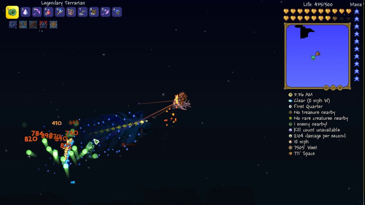 Duke Fishron Fight/Terraria Hardmode Boss Gameplay - YouTube