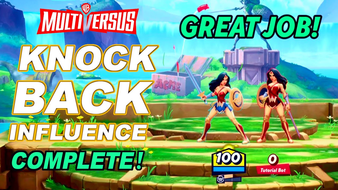 How to Complete Knockback Influence Tutorial in MultiVersus (PS4,PS5, XBOX & PC) - YouTube