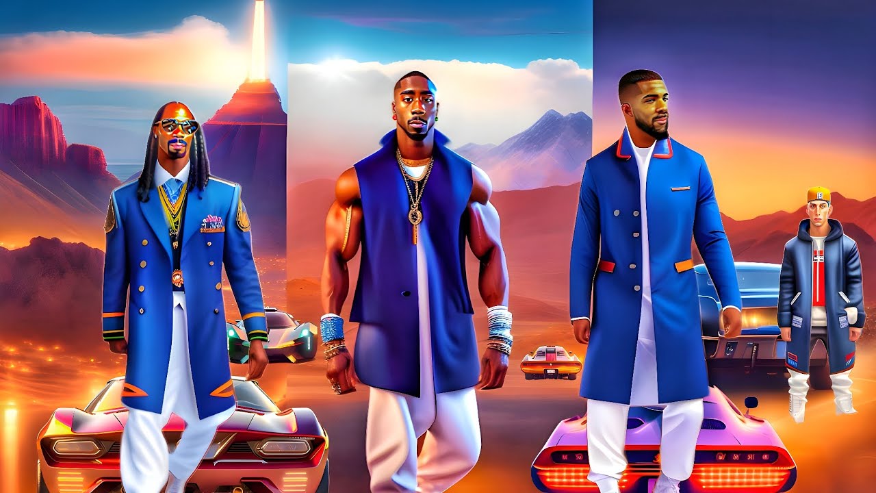 Snoop Dogg, 2Pac, Drake & Eminem - Music Video made by a robot # ...