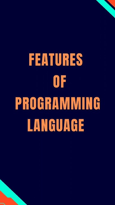 Features of programming language @CodeBuzz-v4d#codelearning #programminglanguage - YouTube