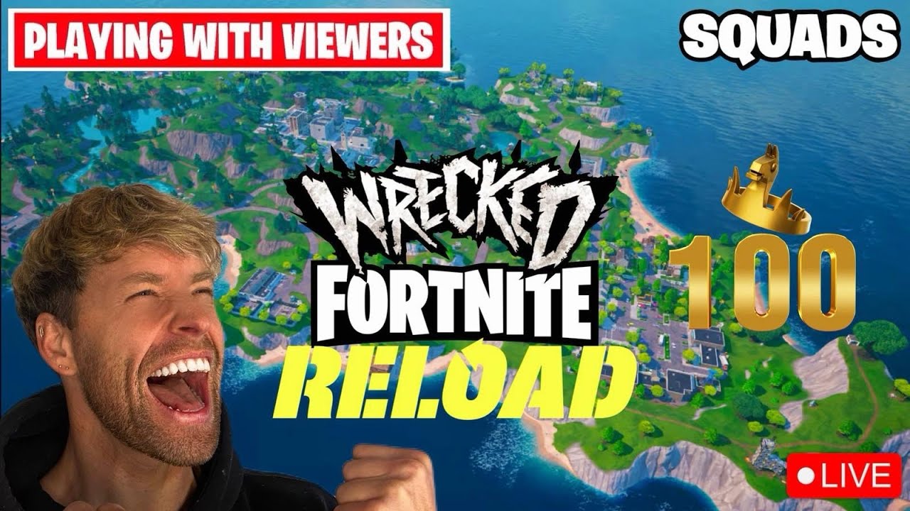 100 CROWNS!! FRIDAY FORTNITE! - LIVE - YouTube