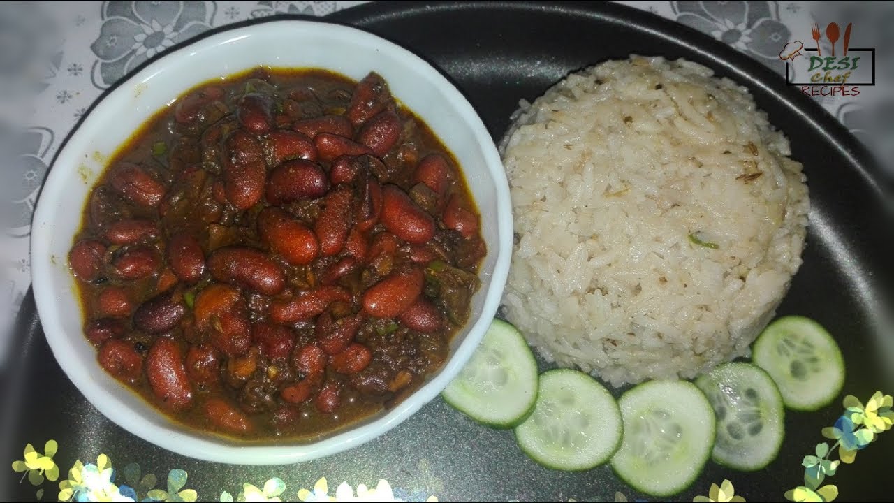 Desi Rajma Chawal Recipe || How To Make Rajma Chawal - YouTube