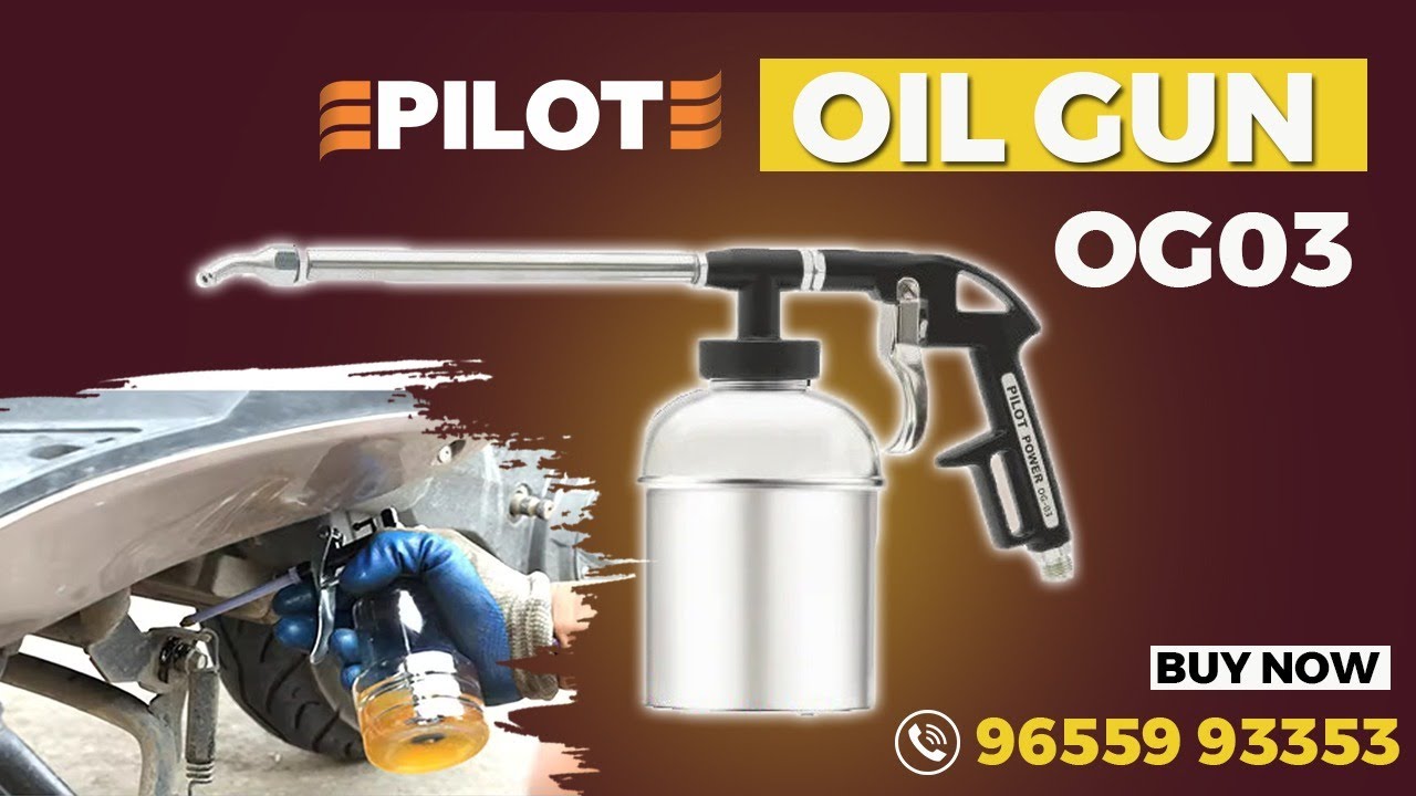 Pilot Oil Gun OG03 | Easy Lubrication with Pilot Oil Gun #oilgun ...