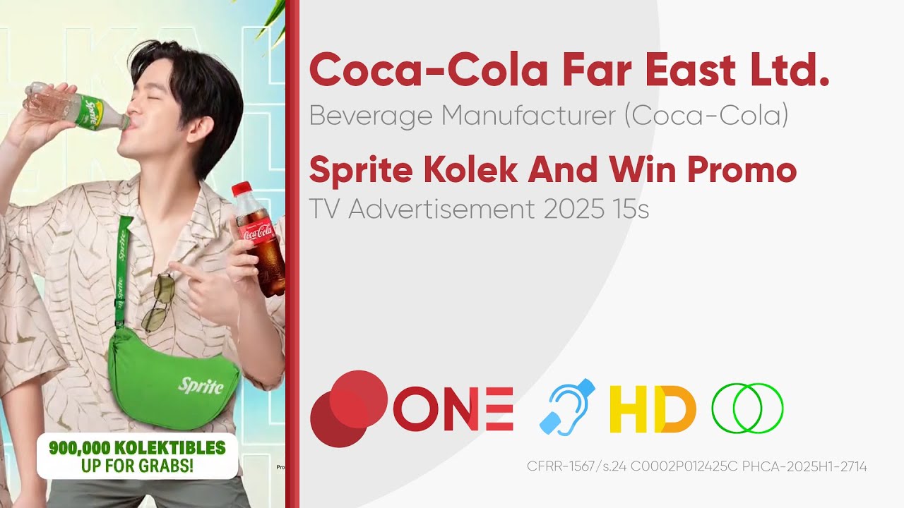 Sprite Kolek And Win Promo TV Ad 2025 15s (Philippines) [CC/HD/ST ...