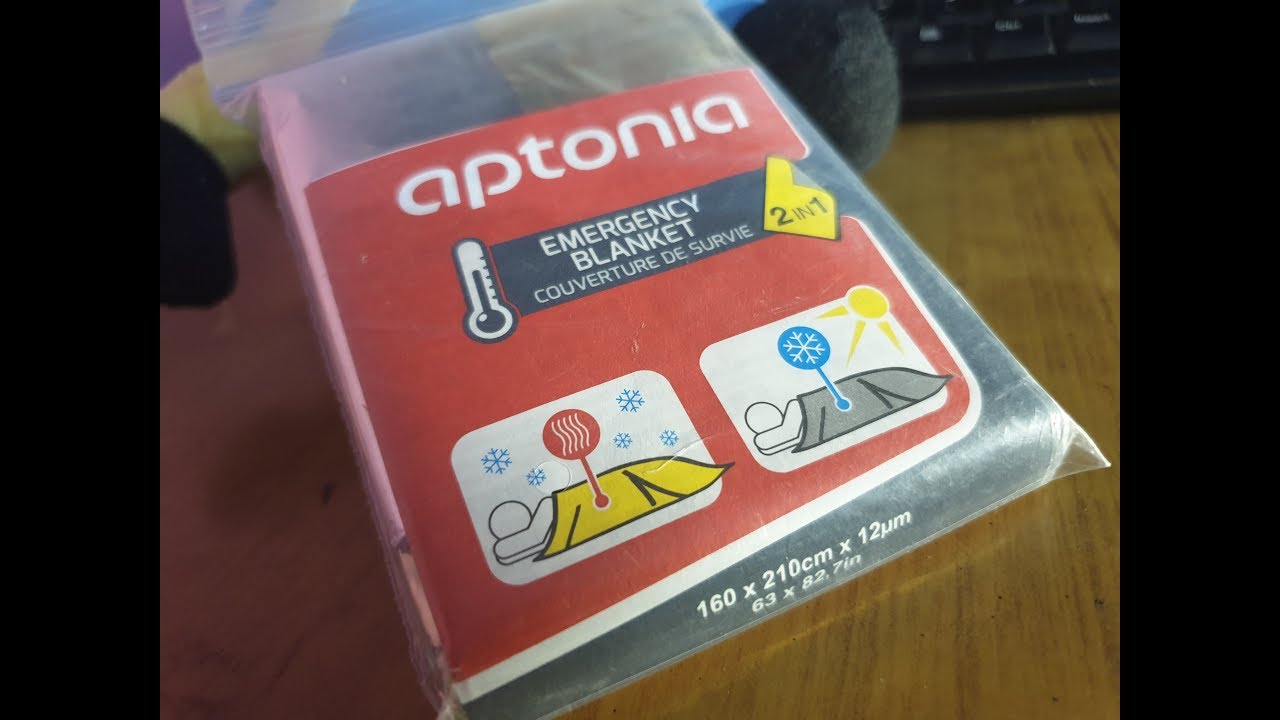 Aptonia-Emergency blanket/Couverture De Survie/Survival Blanket made ...
