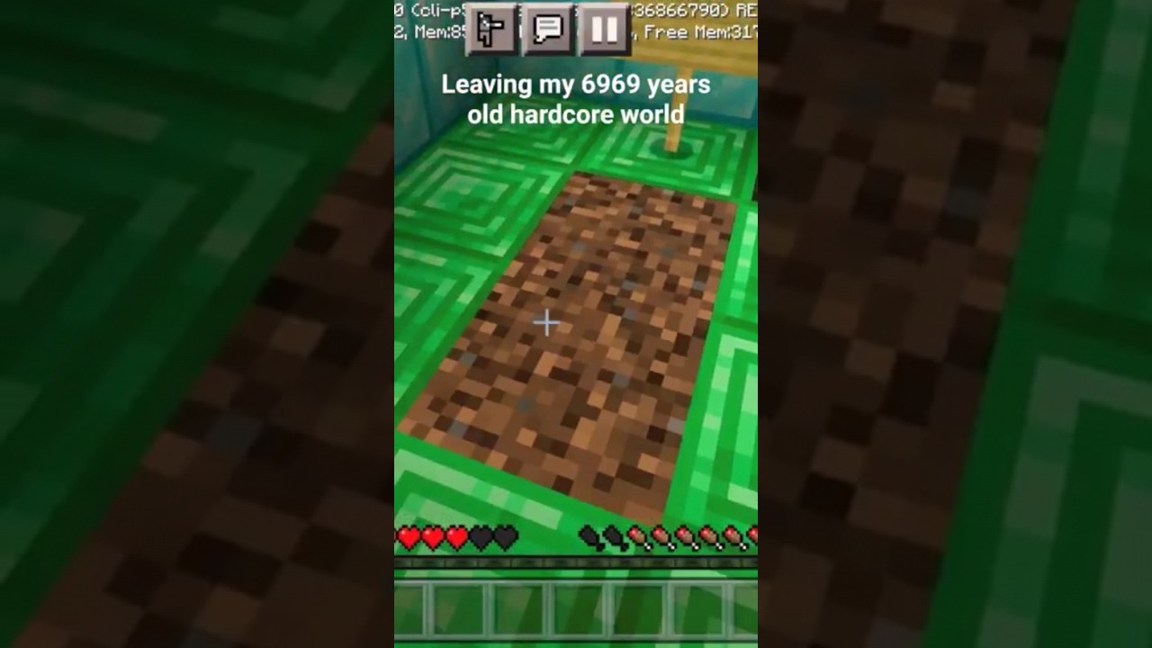 Leaving my 6969 years hardcore world #minecraft - YouTube