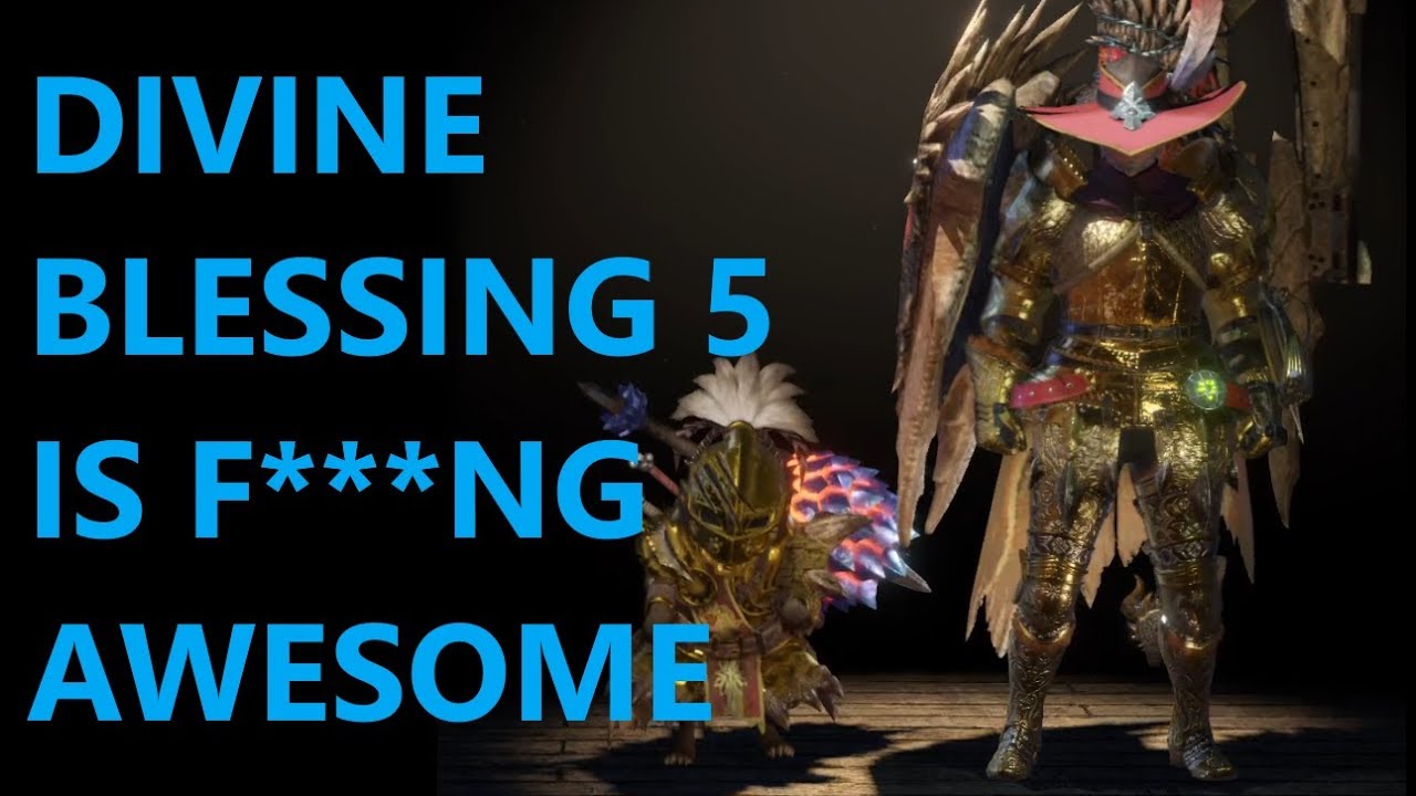 Divine Blessing 5 is frigging awesome. Equals 30% damage reduction ...