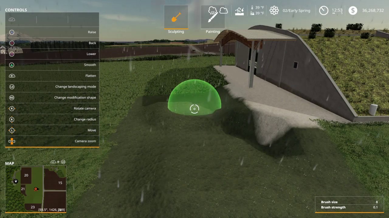 Farming Simulator 19 Landscaping PT. 1 - YouTube