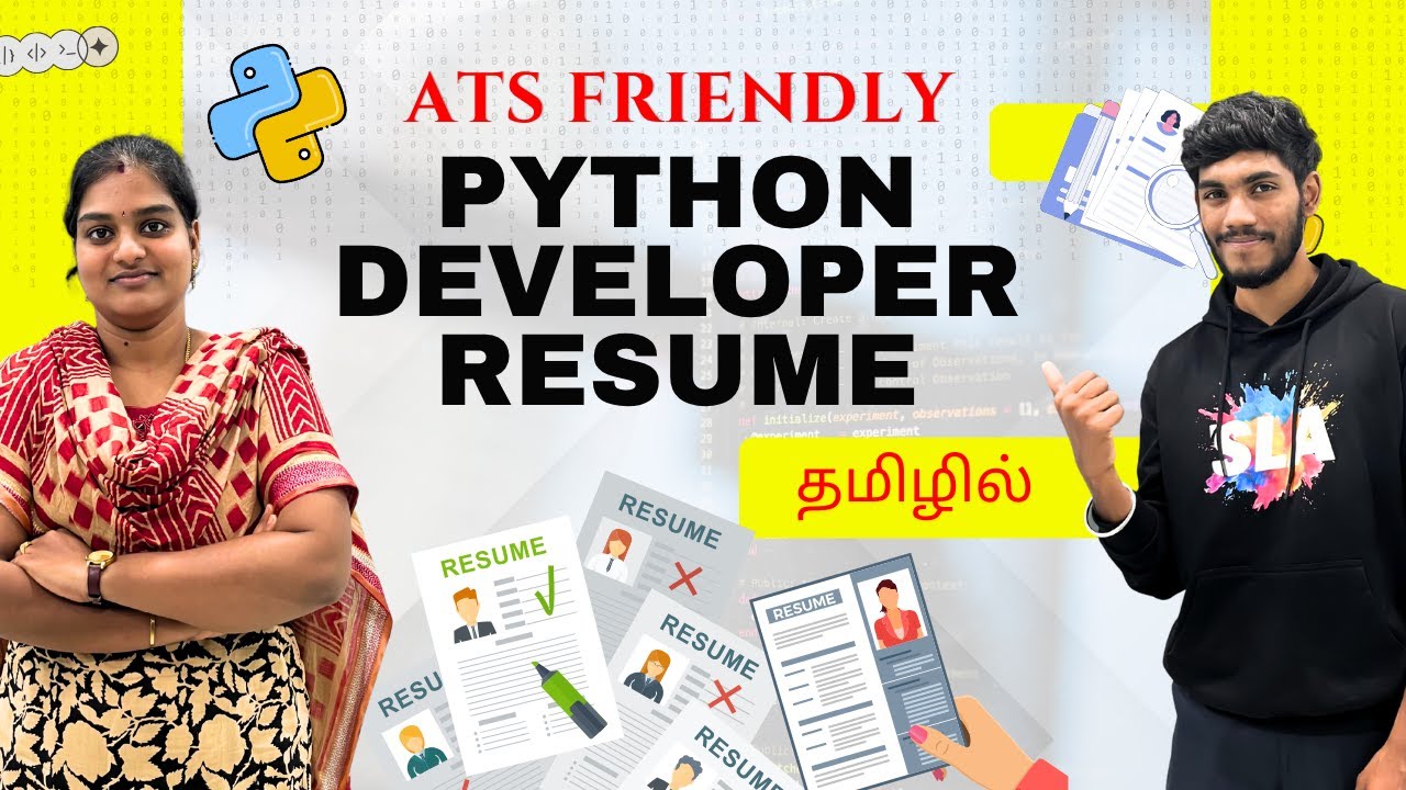 𝐏𝐲𝐭𝐡𝐨𝐧 𝐃𝐞𝐯𝐞𝐥𝐨𝐩𝐞𝐫 𝐑𝐞𝐬𝐮𝐦𝐞 𝐢𝐧 𝐓𝐚𝐦𝐢𝐥 | 𝐀𝐓𝐒-𝐅𝐫𝐢𝐞𝐧𝐝𝐥𝐲 𝐑𝐞𝐬𝐮𝐦𝐞 𝐓𝐢𝐩𝐬 + 𝐅𝐨𝐫𝐦𝐚𝐭 ...