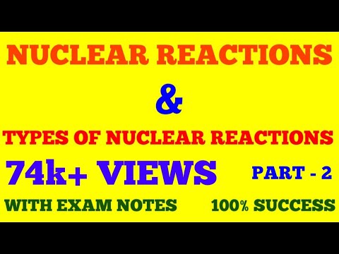 NUCLEAR REACTION | TYPES OF NUCLEAR REACTION | NUCLEAR REACTION AND IT ...