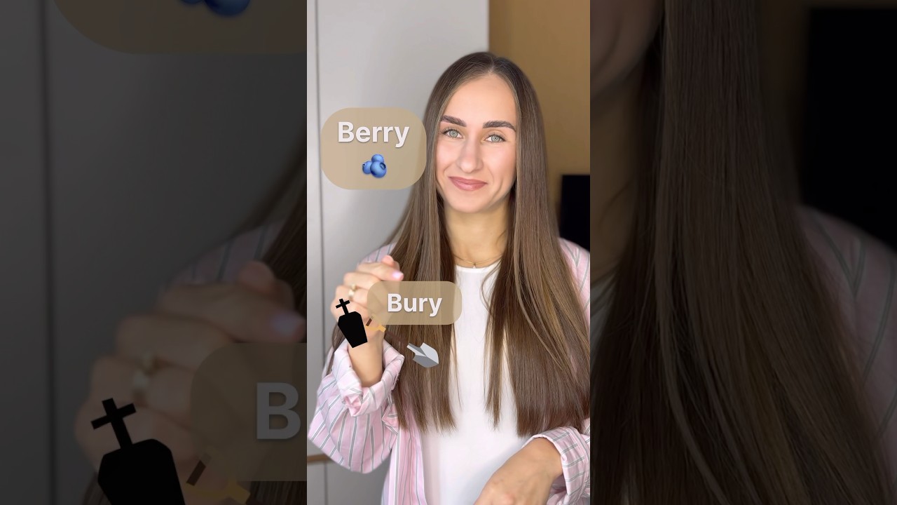 How to pronounce “bury”🤔#yourenglishfairy#english#английский# ...