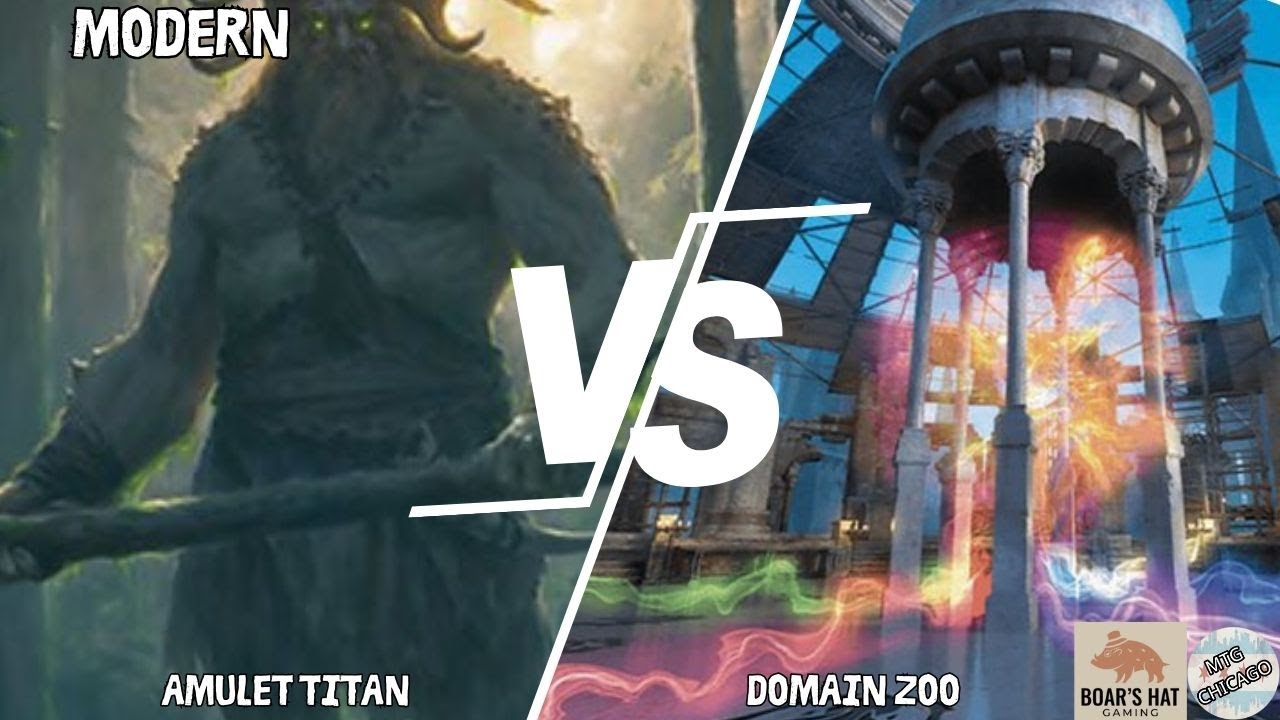 Amulet Titan VS Domain Zoo [MTG Modern] - YouTube