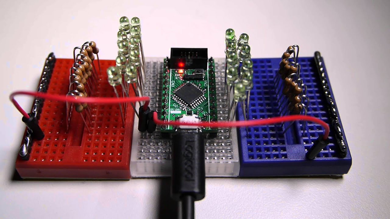 SAMD21-DIP24 LED Blinking Demo - YouTube