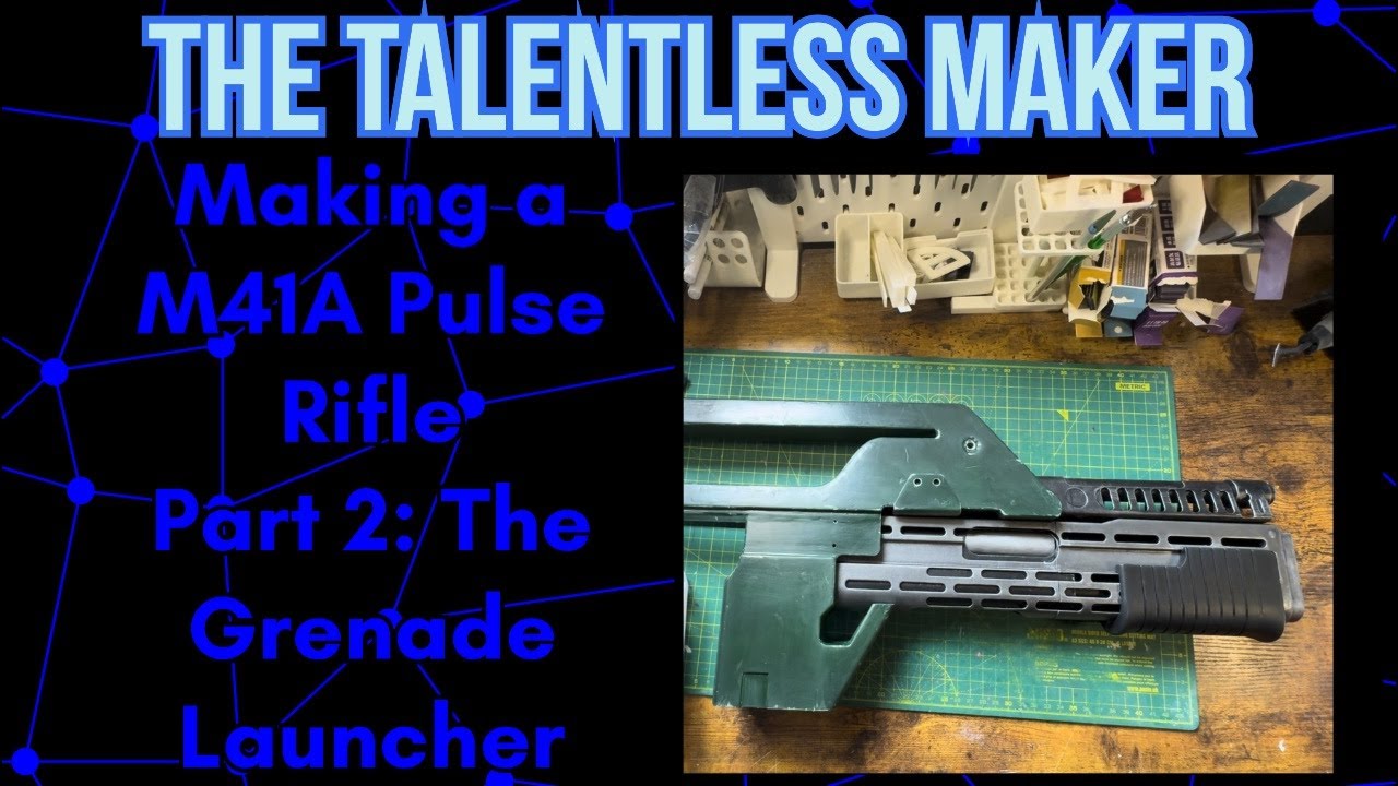 I'M Building the Iconic M41A Pulse Rifle from Aliens! Part Two: The ...