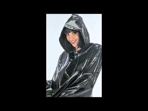 Black and Blue PVC and Plastic Raincoats