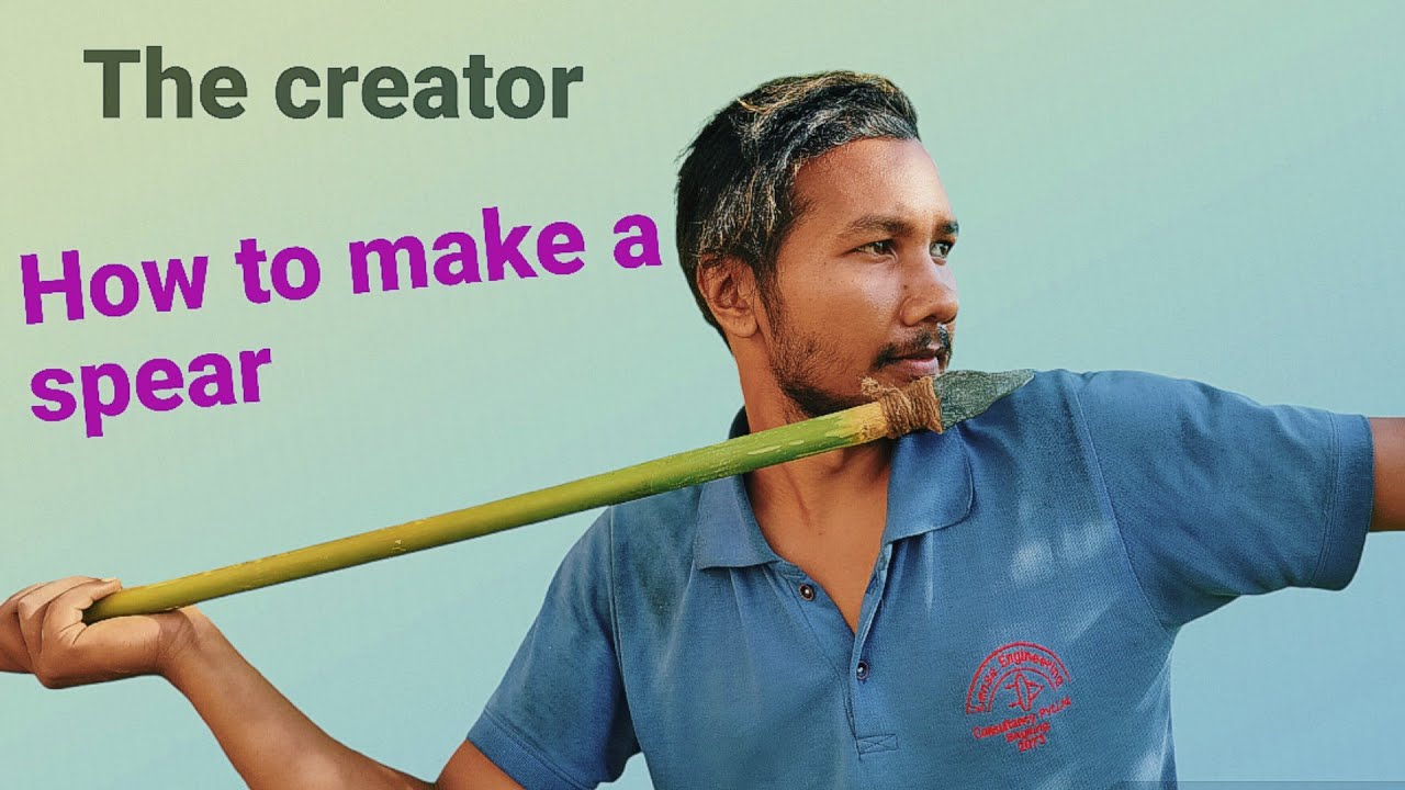 how to make a spear / How to Make a Spear for Survival and Hunting ...