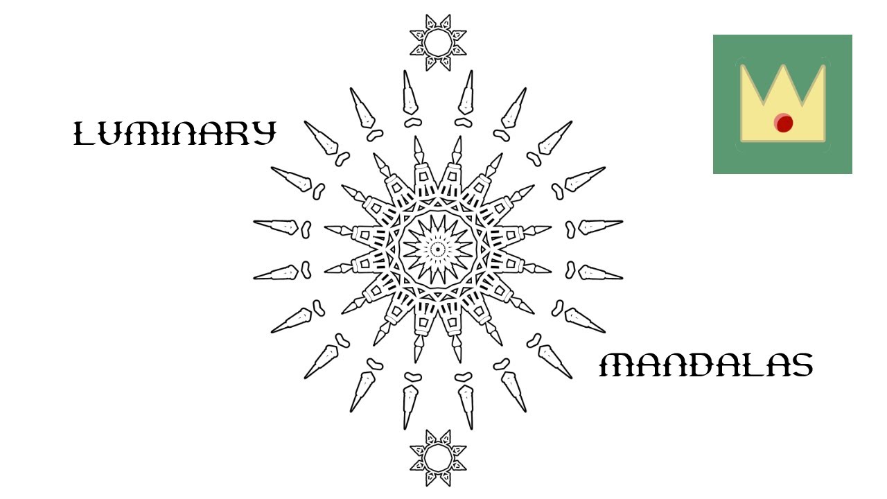 Luminary Mandalas Coloring Book (Vol. 1) - YouTube