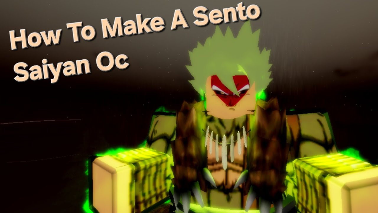How To Make A Sento Saiyan Oc In Dragon Ball Azure - YouTube