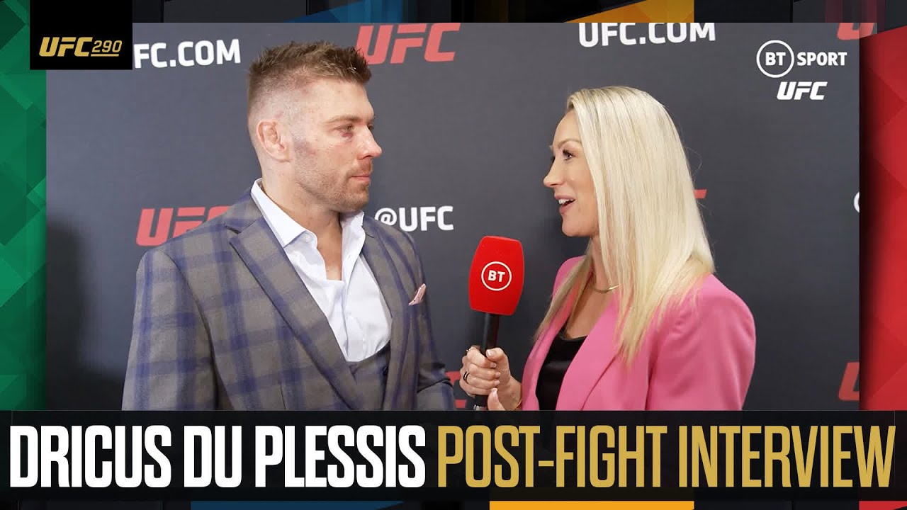 Du Plessis vs. Adesanya 🏆 Dricus du Plessis Talks Izzy Face-Off After ...