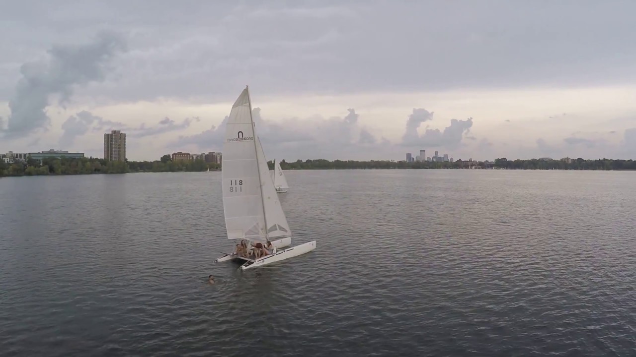 Lake Calhoun Minneapolis Drone Footage - YouTube