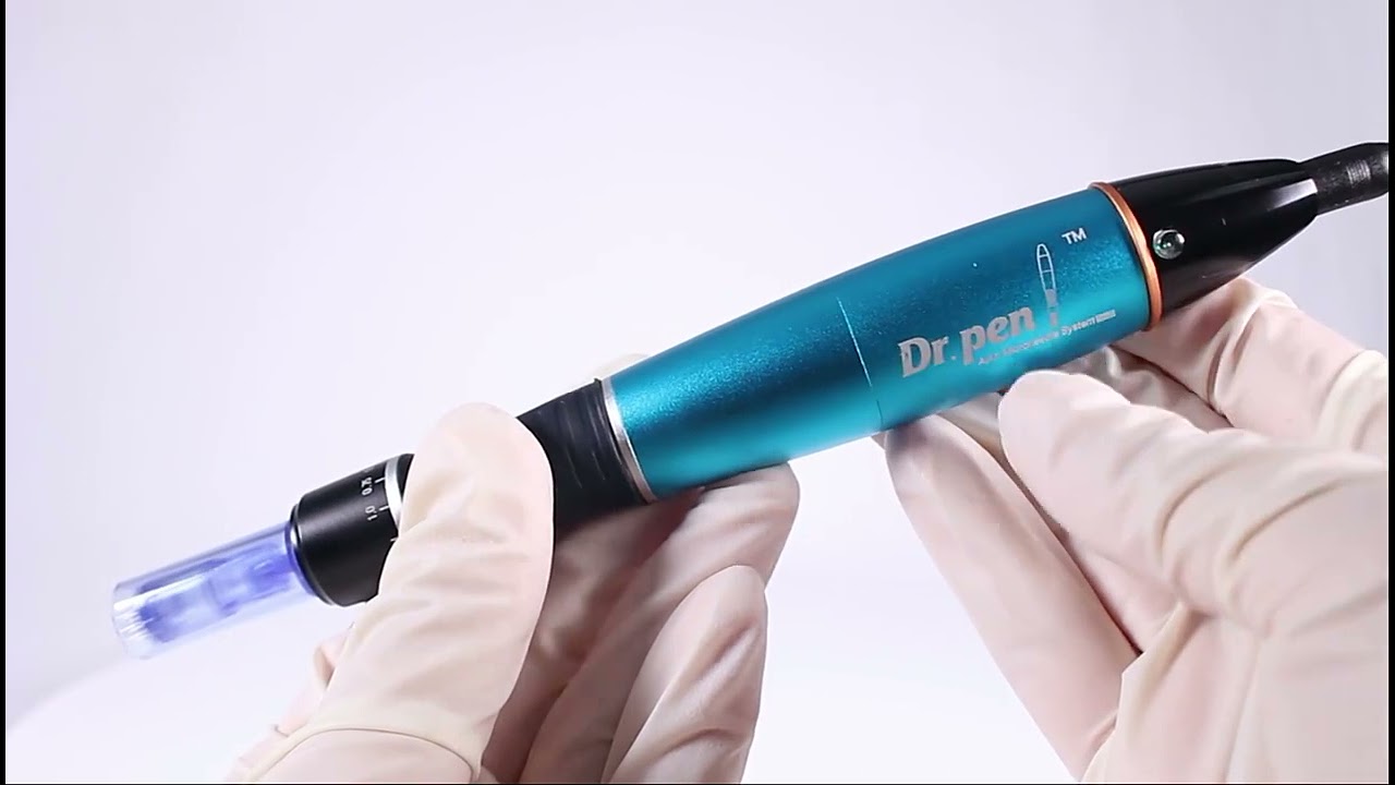 Factory A1-W Anti-wrinkle Microneedle Pen Electric Derma Pen - YouTube