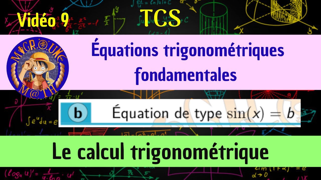 Équations trigonométriques fondamentales (Sinus) — Le calcul ...