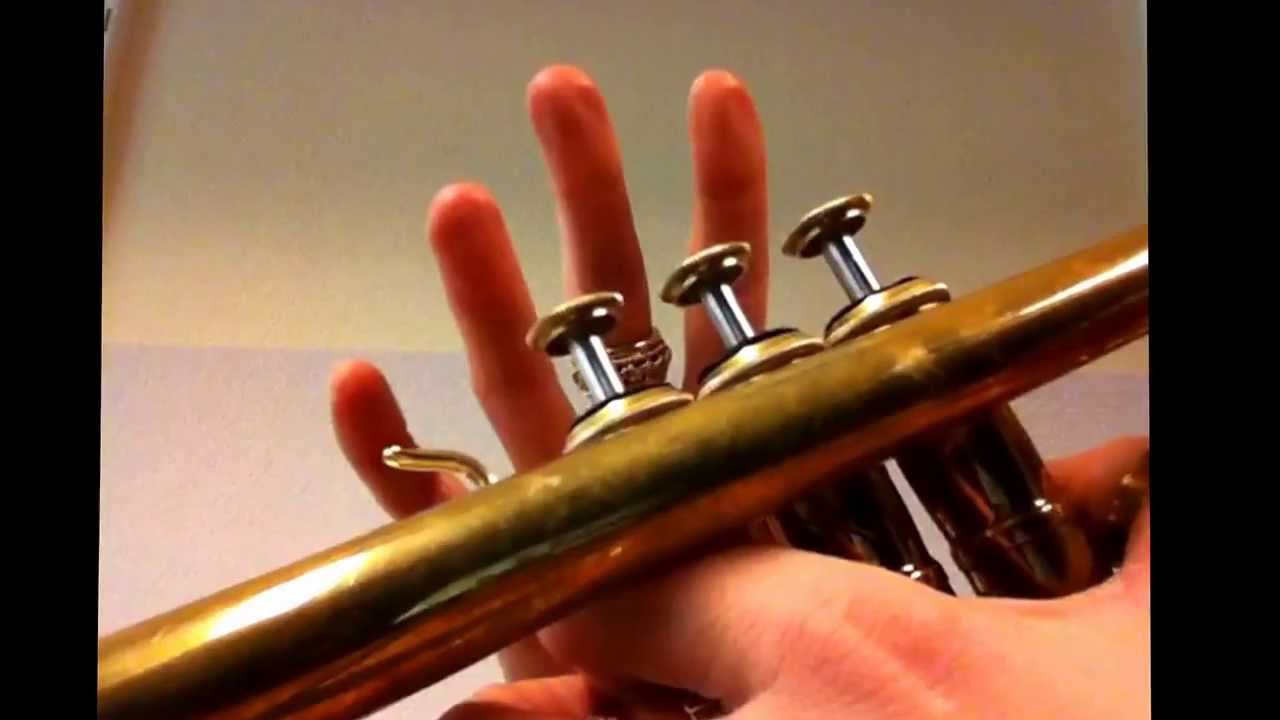 Red stamp - trumpet - övningshjälp - YouTube
