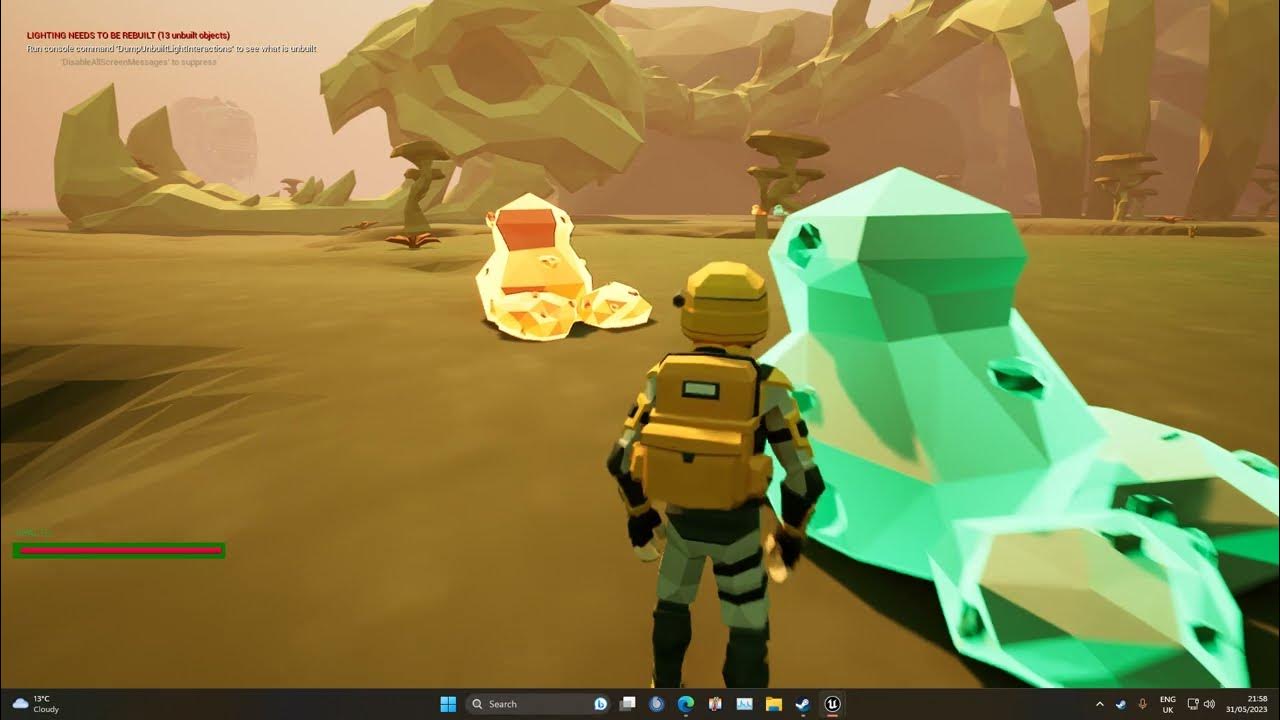 Unreal Engine 5 - Prospecting Scanner WIP - Pulse Scanner effect and resource Highlight - YouTube