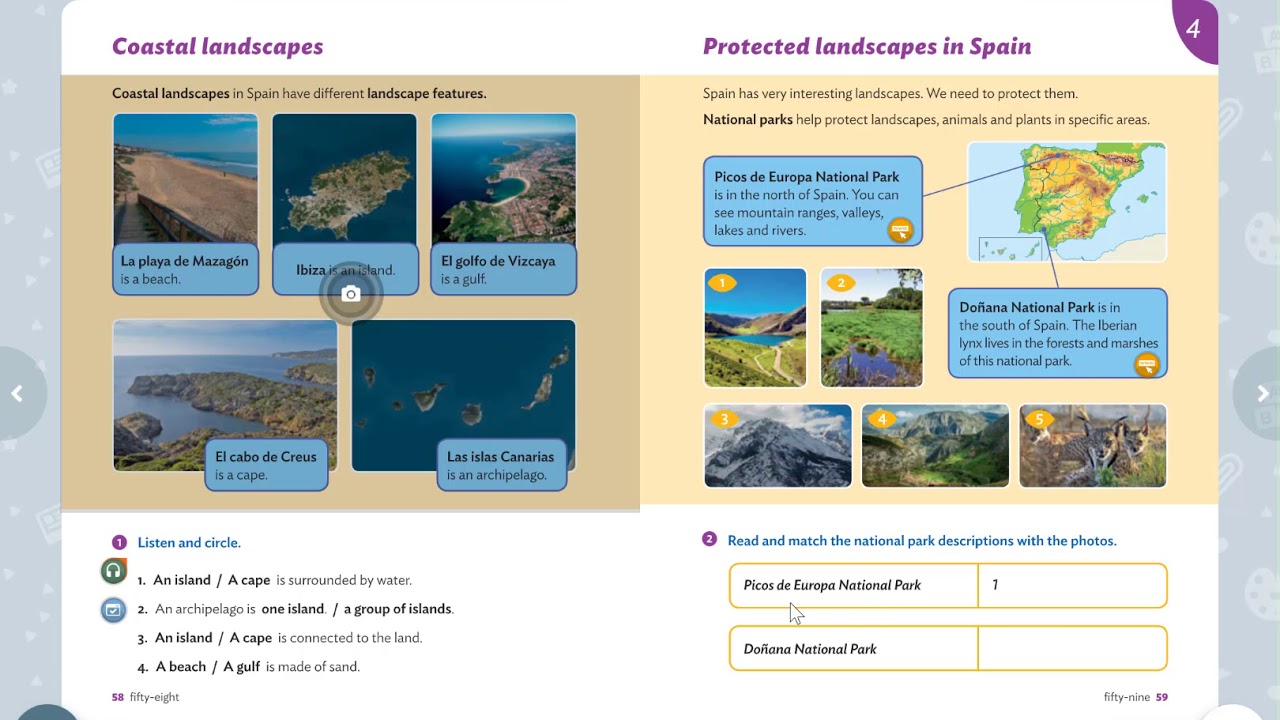 Coastal landscapes - Bilingual lesson (Social Science 2) - YouTube