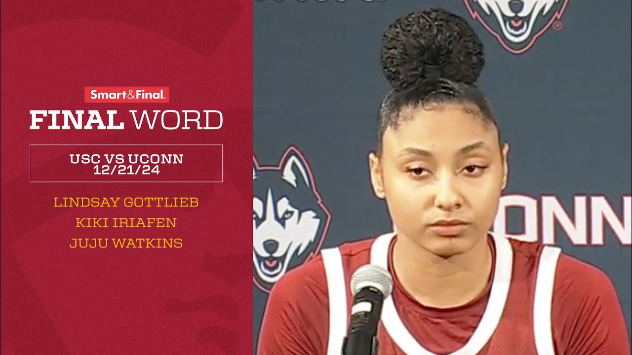 USC Women's Basketball vs UConn Post Game Press Conference - YouTube