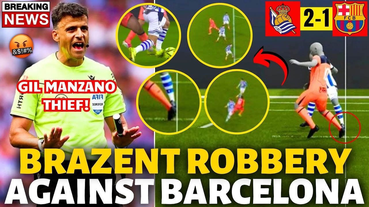 🚨URGENT! A BRAZENT ROBBERY AGAINST BARCELONA! A BIG SHAME! INADMISSIBLE ...