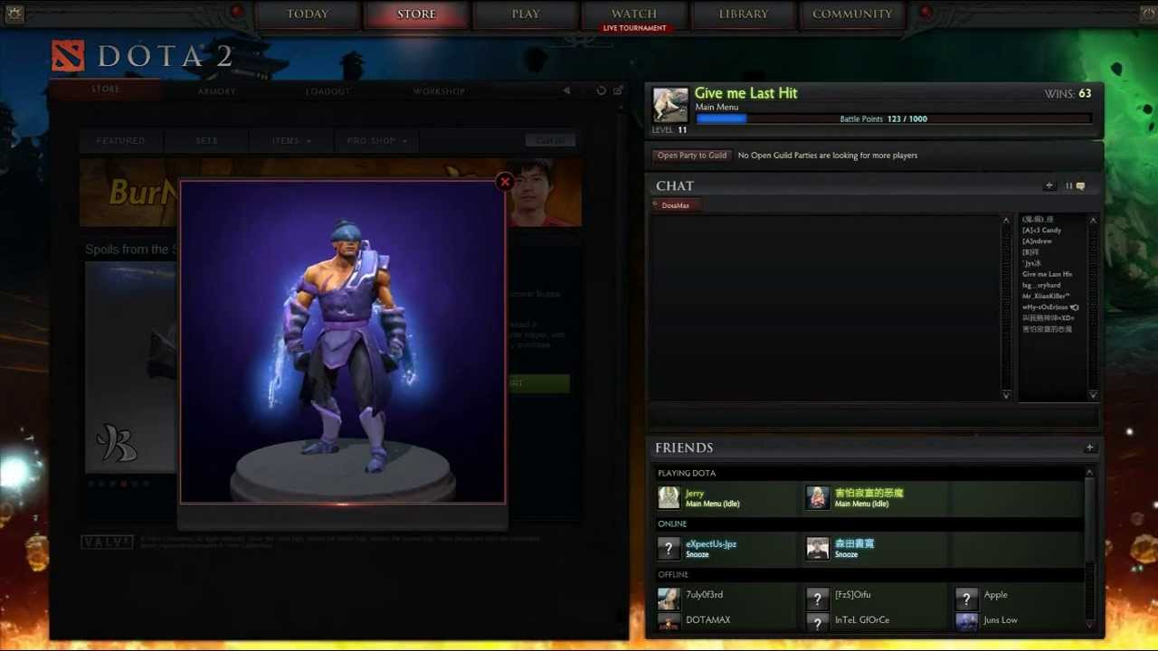 DotA 2 Burning AM set - YouTube