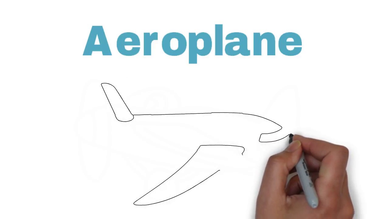 Aeroplane Drawing | How to Draw Aeroplane | Drawing | Sketches - YouTube