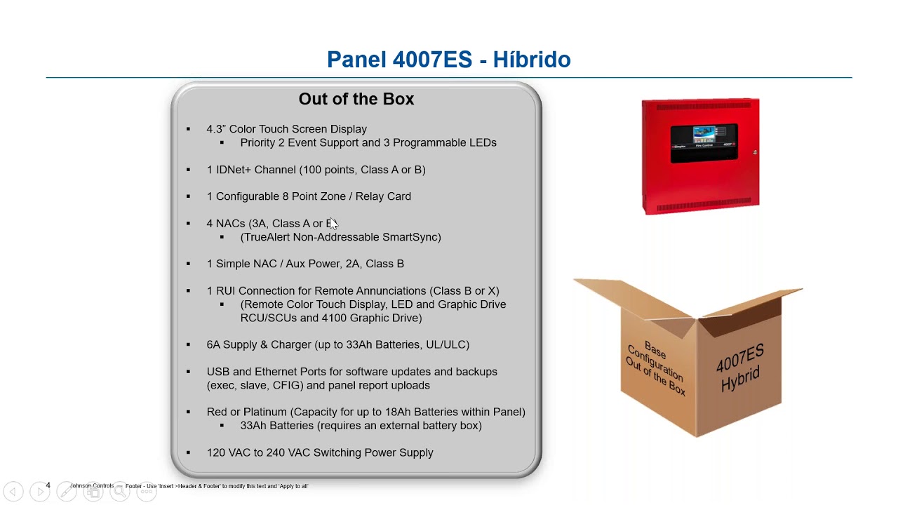 03/09/20 Beneficios y características de los paneles Simplex 4007ES ...