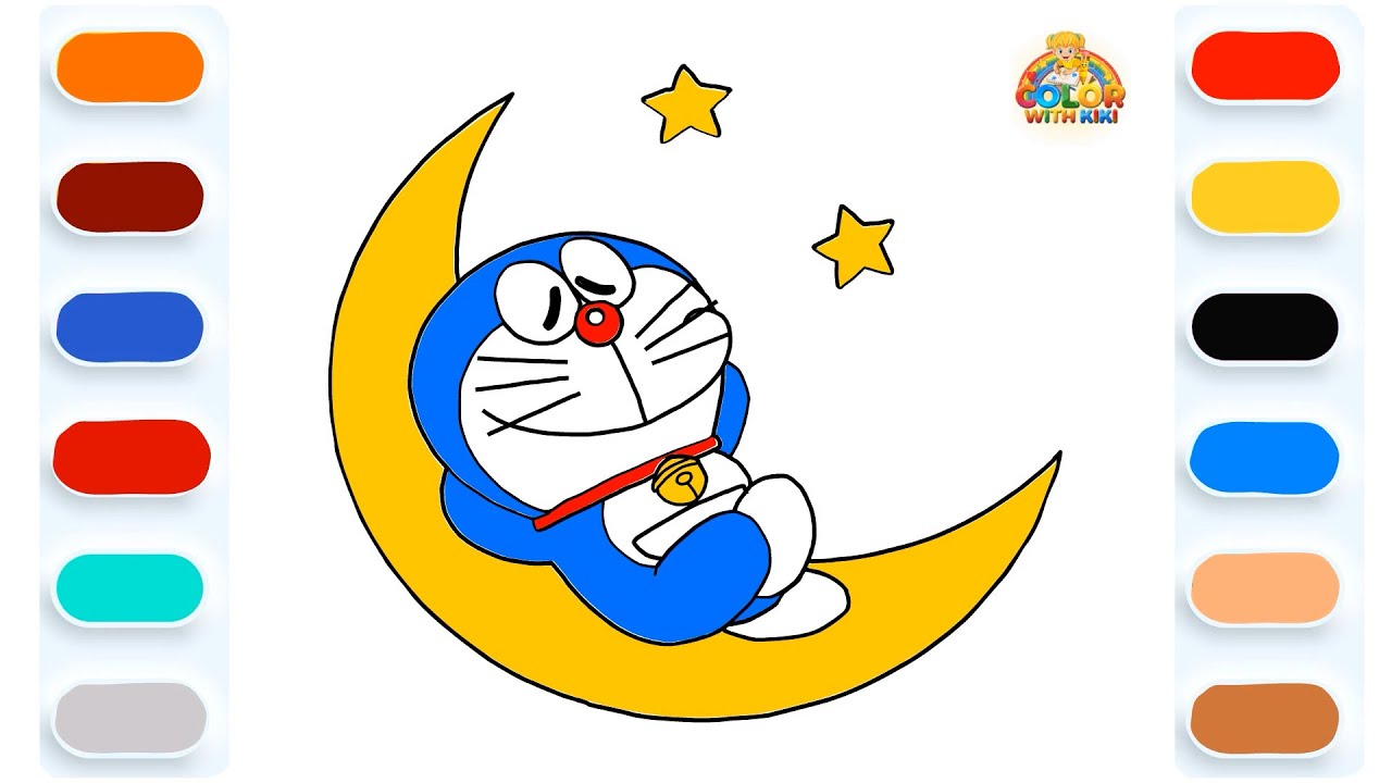 Learn to Draw Doraemon The Nobita - Drawing and Coloring Tutorial for ...