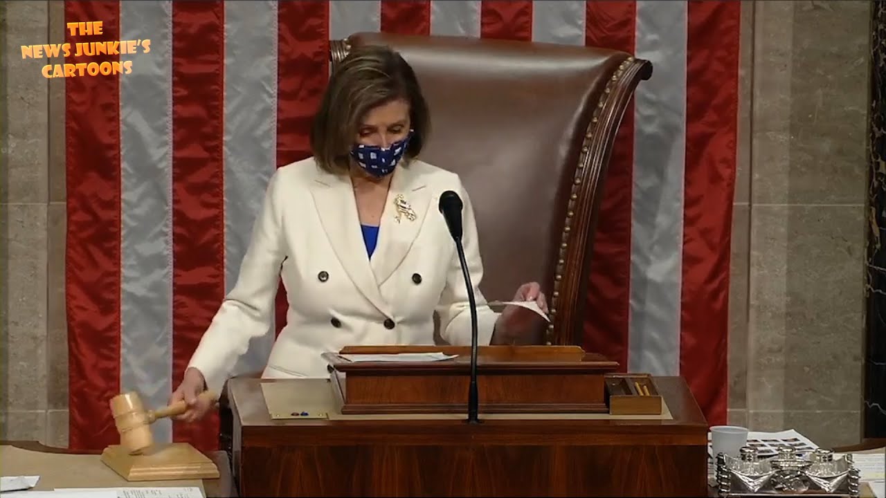 Pelosi dancing the bump-ba-da-bump after getting the only Democrat ...