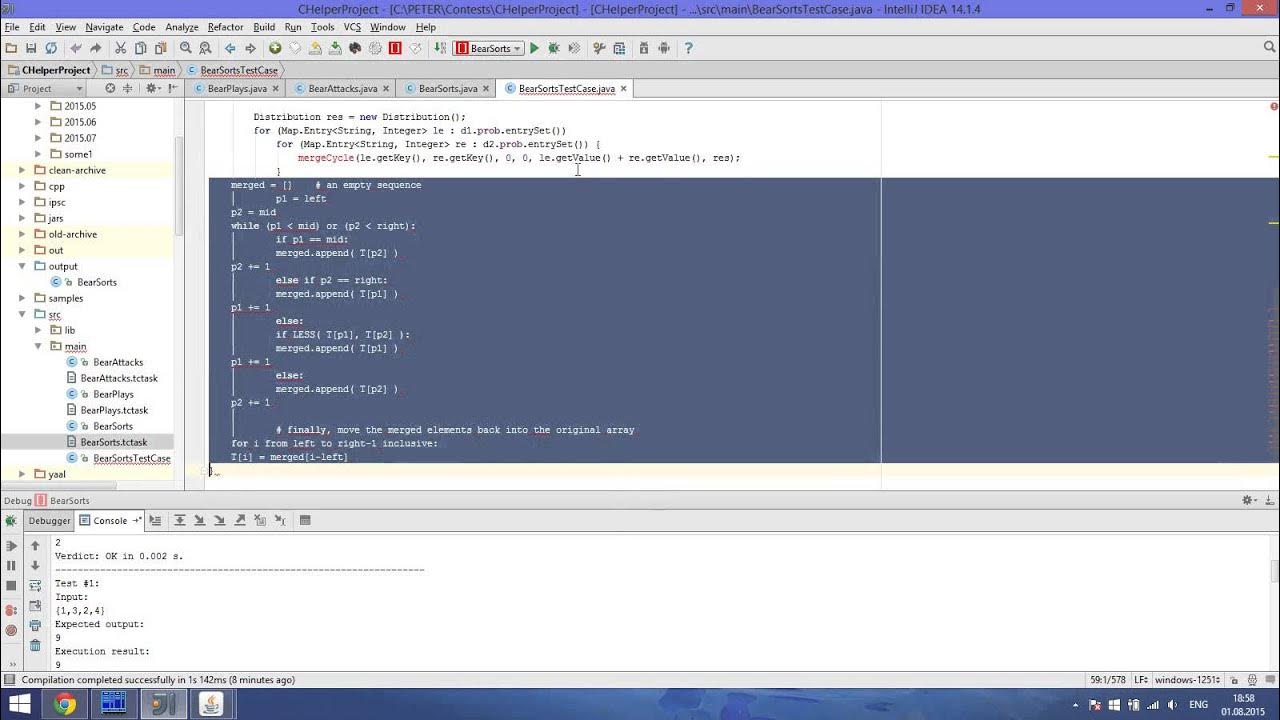TopCoder SRM 664 screencast - YouTube
