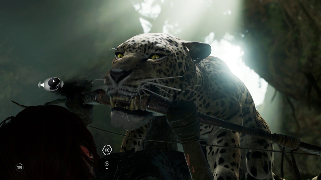 Shadow of the Tomb Raider - Rough Landing: Leopard Fight & Mud ...