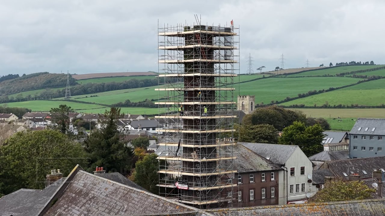 1000 year old Cloyne Tower gets some TLC - YouTube