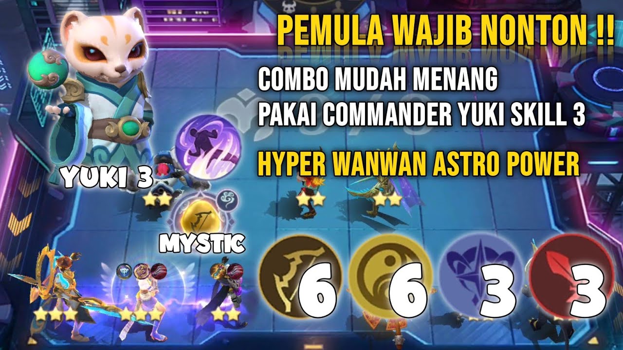 NEW GAMEPLAY YUKI 3 I COMBO MUDAH MENANG PAKAI COMMANDER YUKI SKILL 3 ...