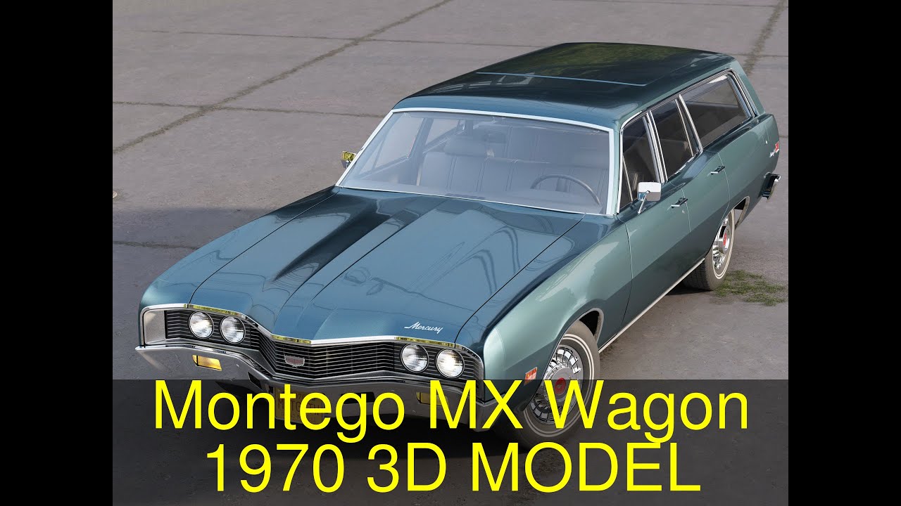3D Model of Montego MX Wagon 1970 Review - YouTube