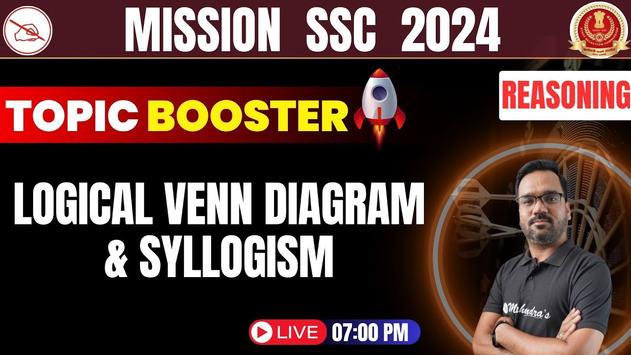 SSC Reasoning 2024 | Logical Venn Diagram & Syllogism | SSC Reasoning ...